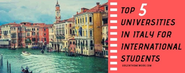 Top 5 Universities in Italy for International Students