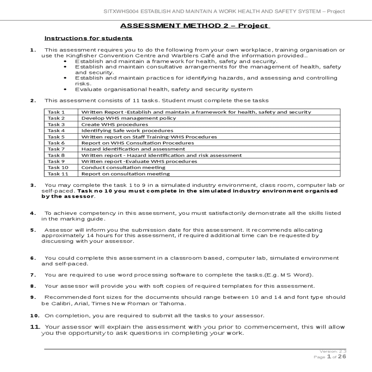 use the hazard identification template and risk assessment temp